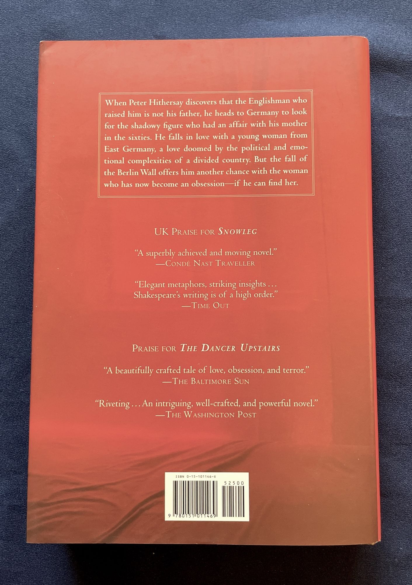 SNOWLEG | Nicholas Shakespeare | First U.S. Edition, First Printing