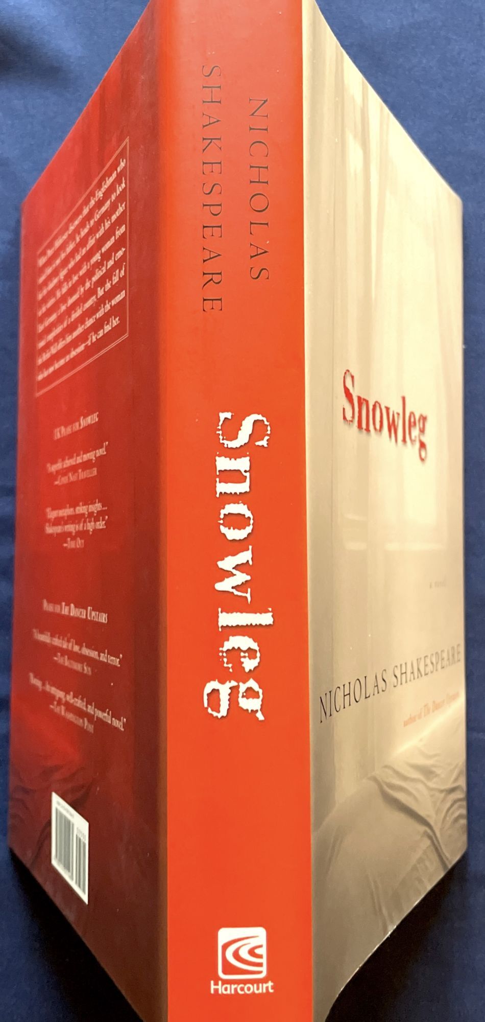SNOWLEG | Nicholas Shakespeare | First U.S. Edition, First Printing